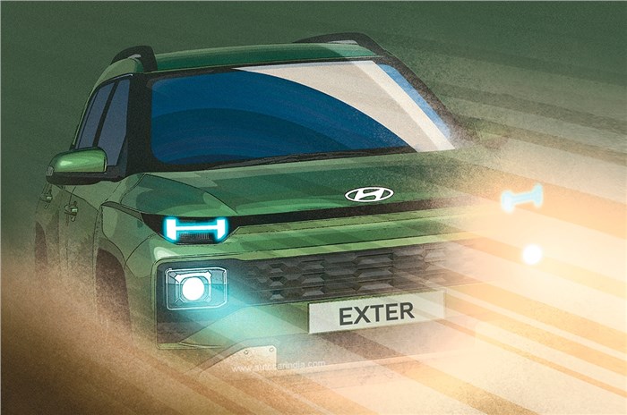 Hyundai Exter design revealed through digital sketch | GearFliQ