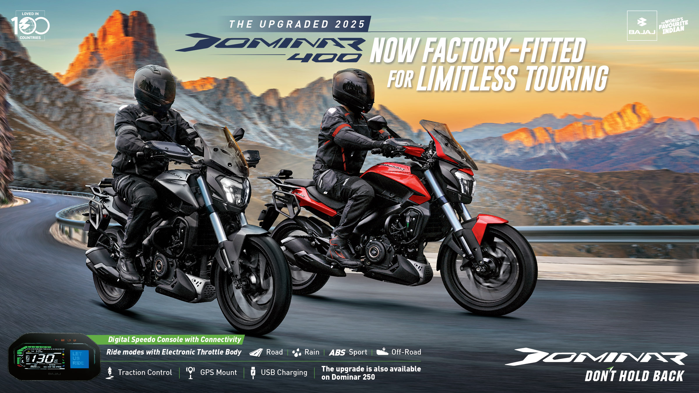2025 Bajaj Dominar Debuts with Ride Modes, Ride-by-Wire & Touring Kit ...